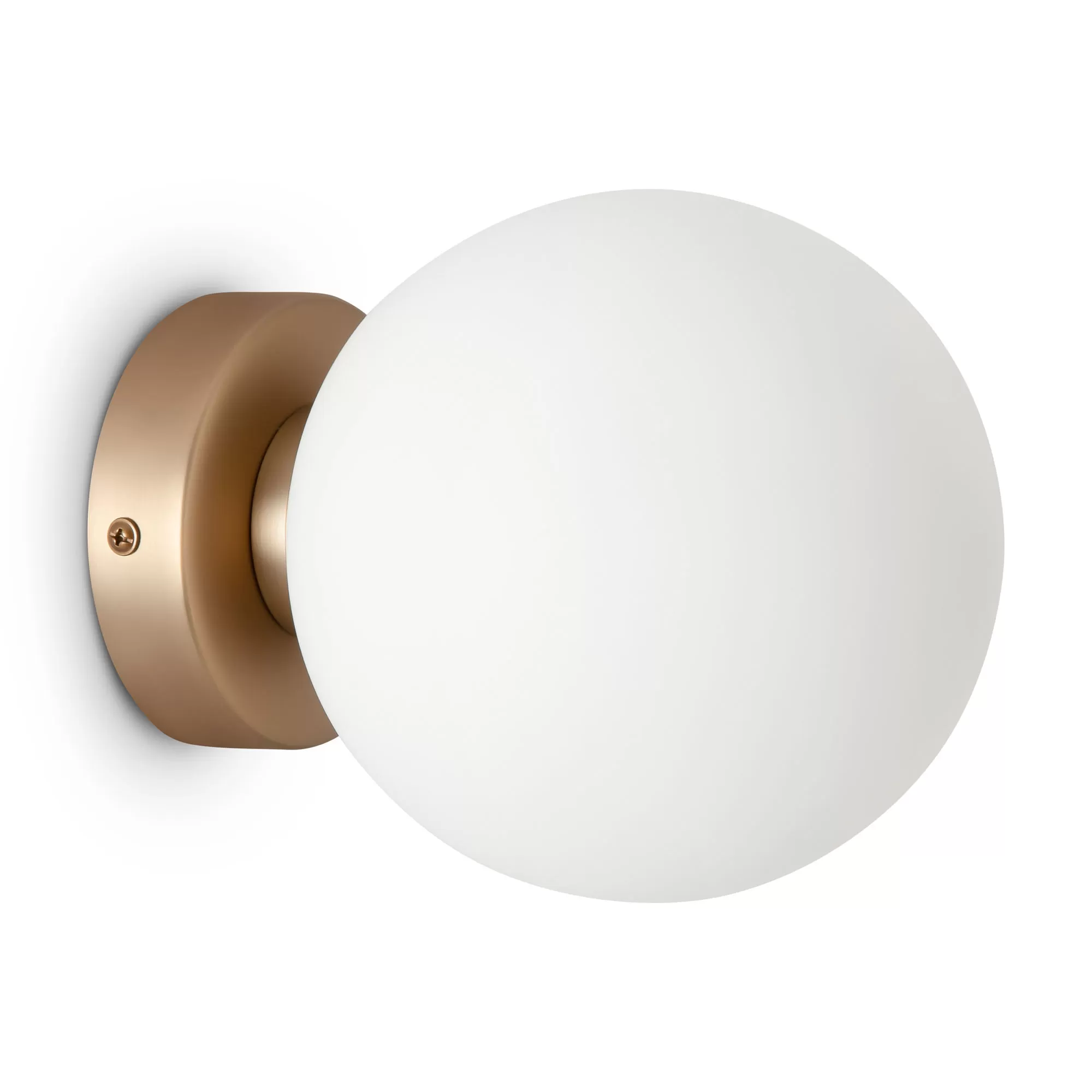 Aplica Maytoni Basic form, D18, 1xE14, alb-auriu