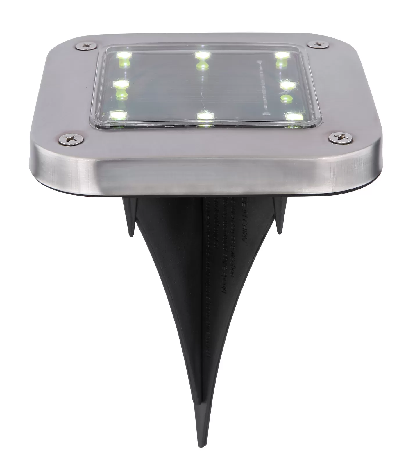 Spot fix LED Globo Lighting Solar, 0.8W, patrat, inox, set 4 buc, IP44