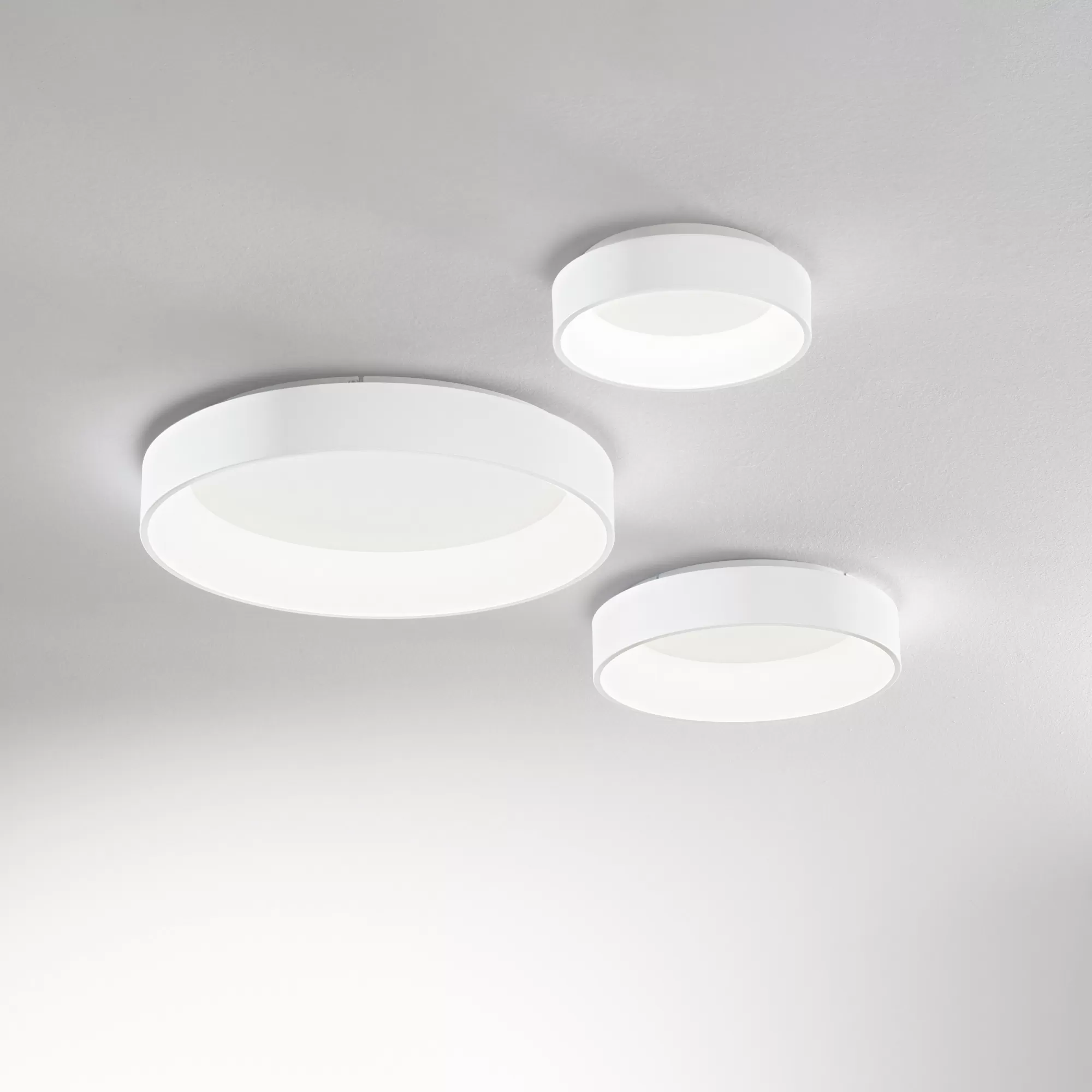 Plafoniera LED Ideal Lux Ziggy, 42W, alb opal
