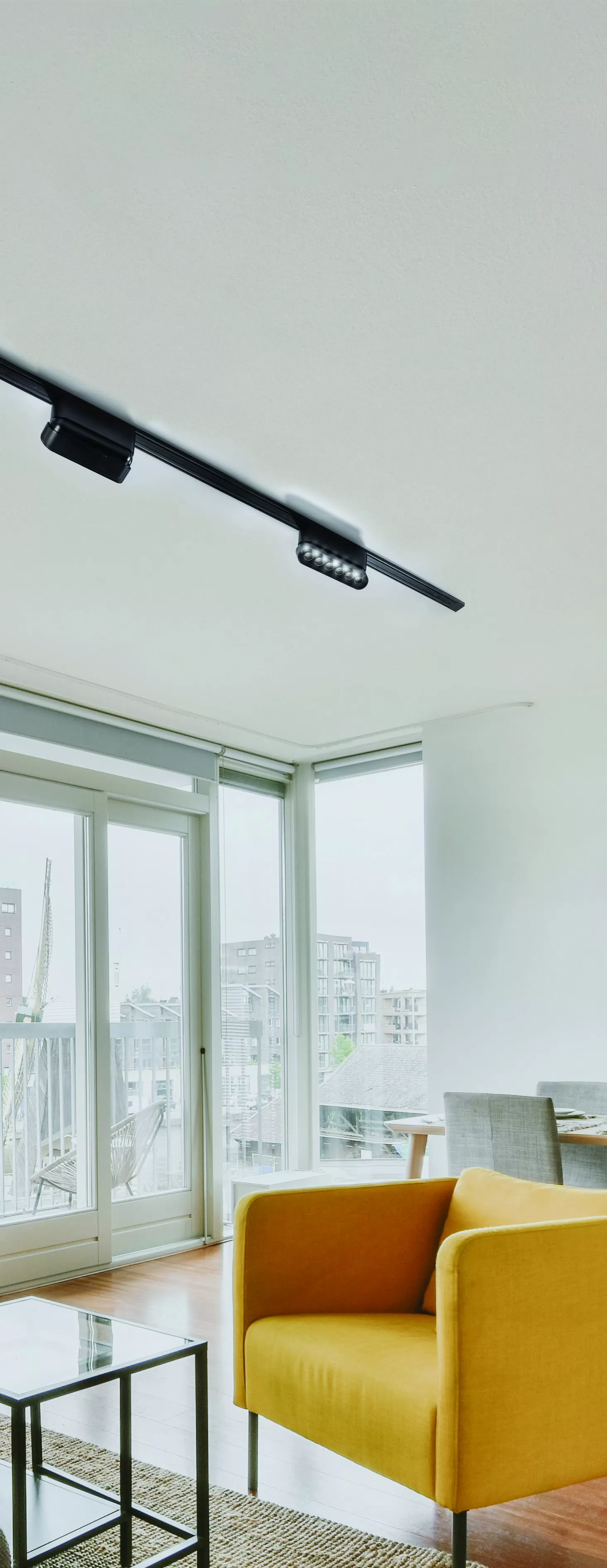 Corp de iluminat LED mobil pe sina magnetica AZzardo Neo Serie 120, 8W ...