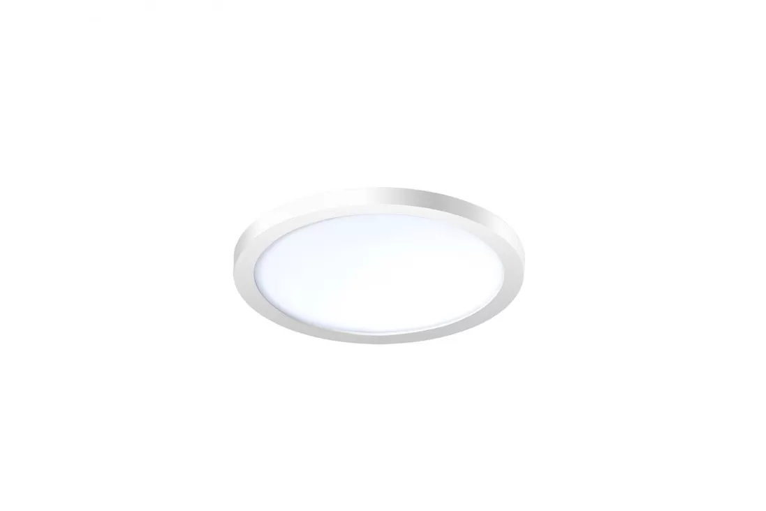 Plafoniera incastrata LED AZzardo Slim 15, 12W, 4000K, rotund, alb, IP44