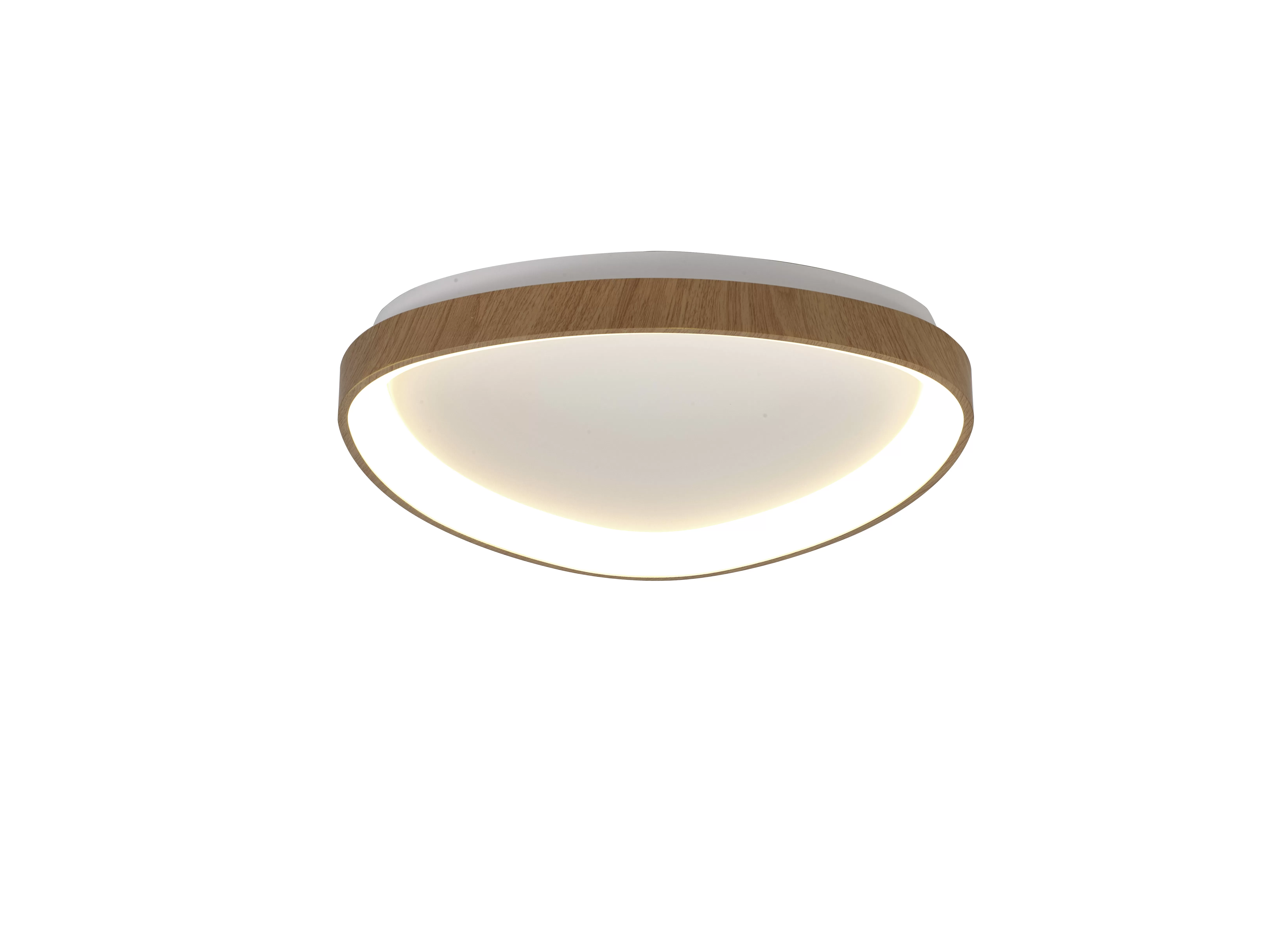 Plafoniera LED Mantra Niseko II, 38W, lemn, dimabil
