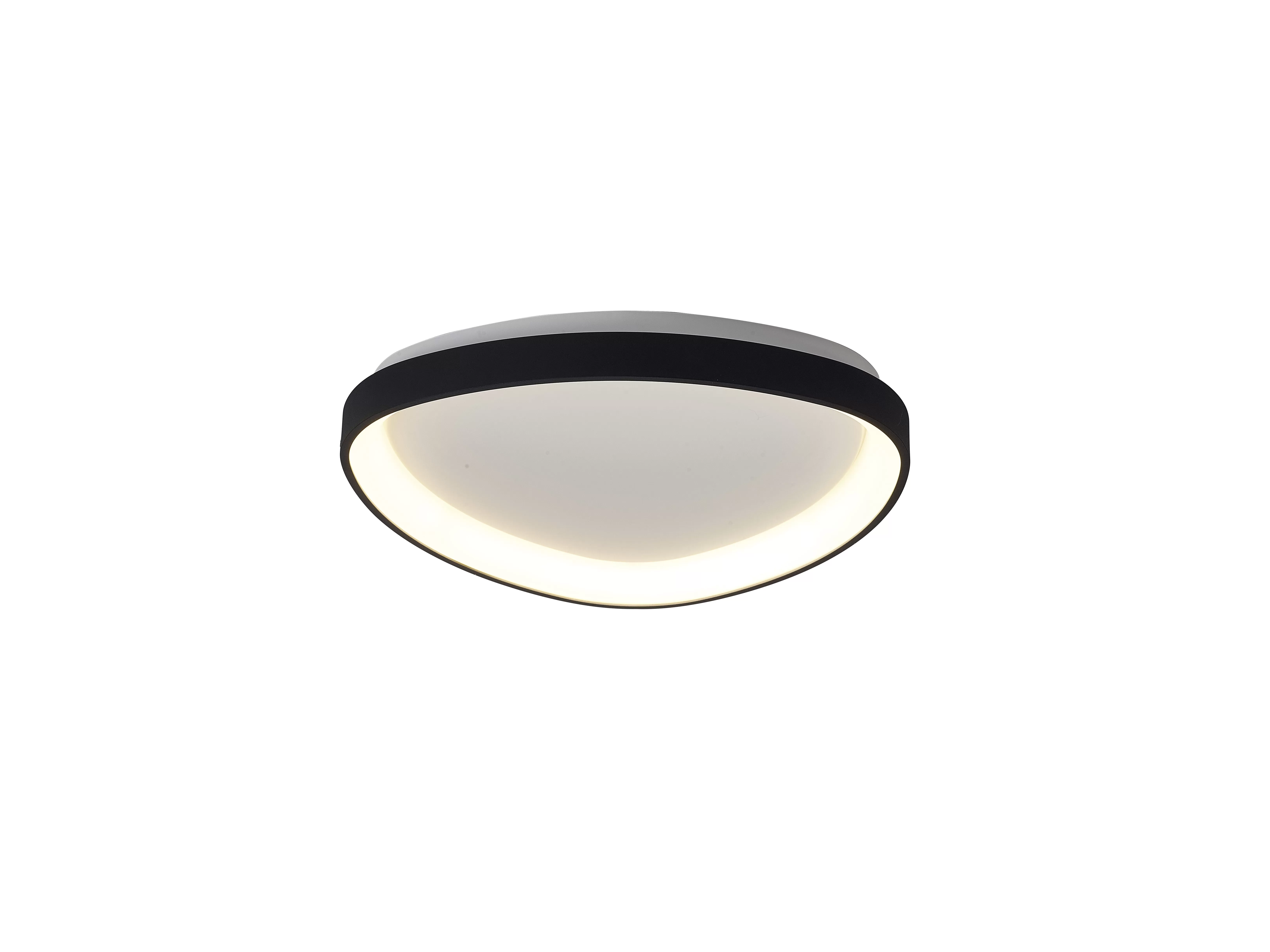 Plafoniera LED Mantra Niseko II, 38W, negru, dimabil