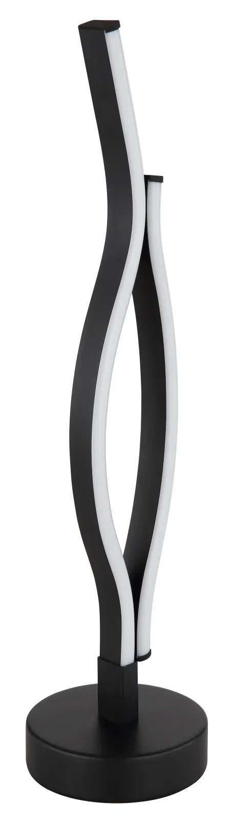 Veioza LED Globo Lighting Geronimo, 12W, negru mat, on/off