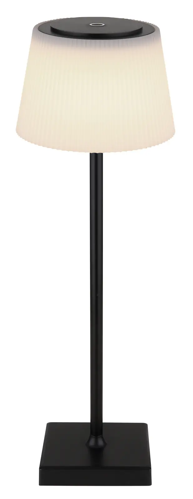 Veioza LED Globo Lighting Gregoir, 4W, alb-negru, dimabil, touch