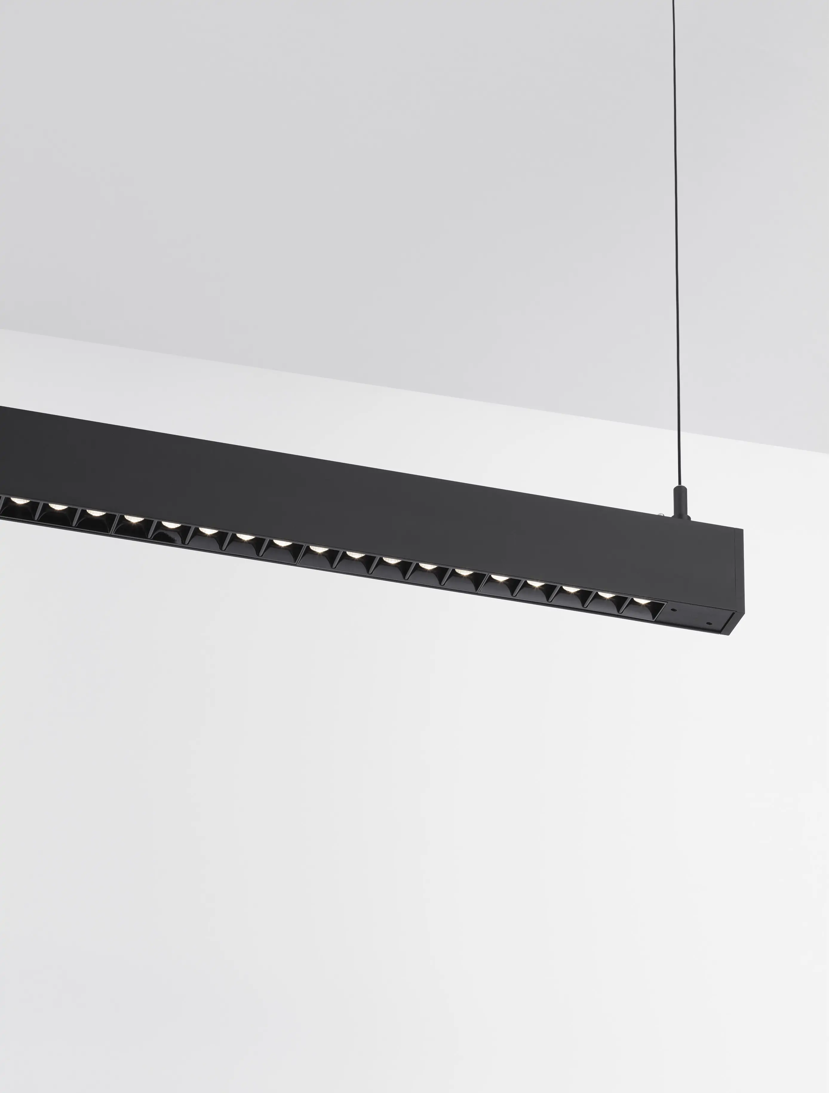 Profil LED suspendat Nova Luce Smart Lina, 25W, 4000K, negru, dimabil ...