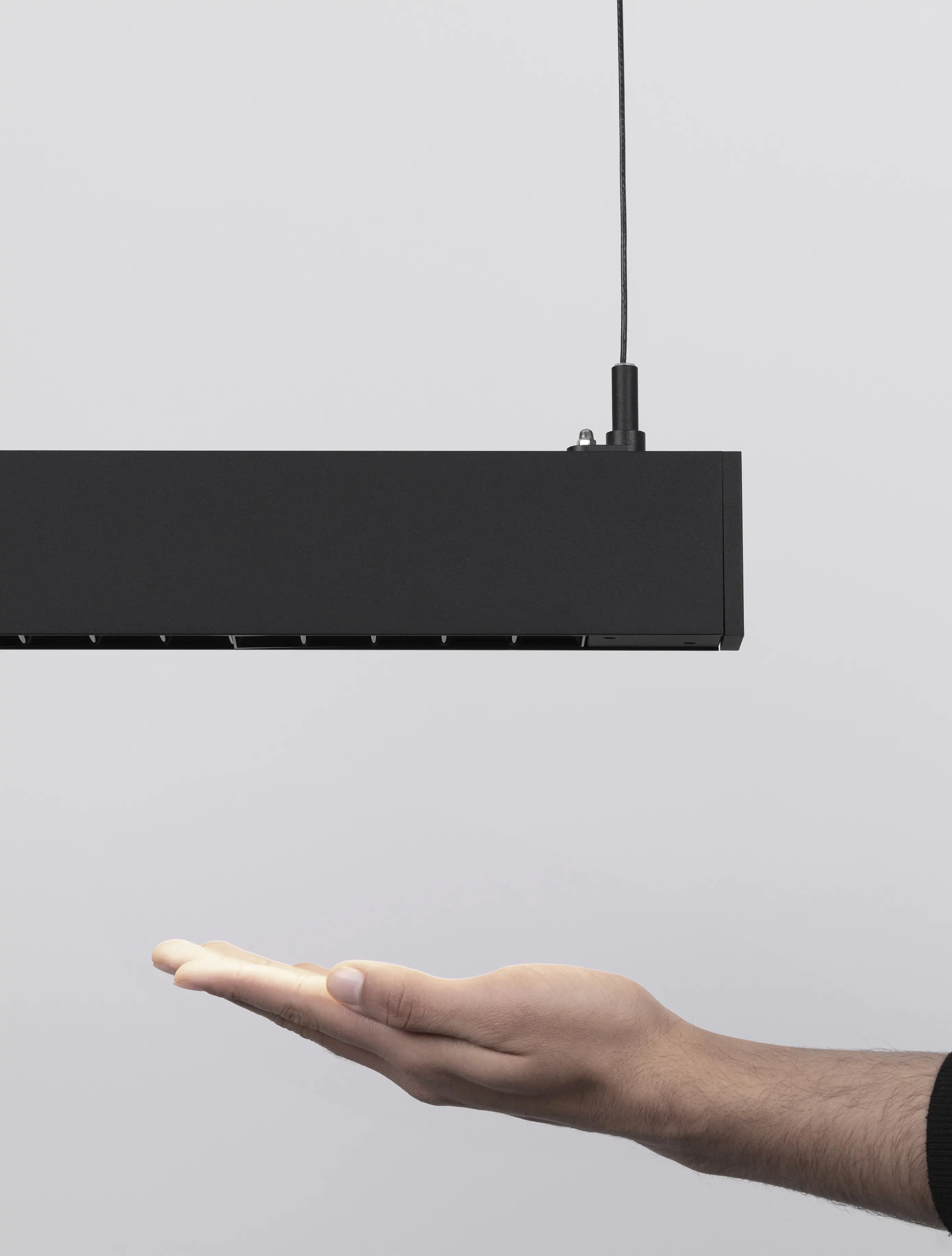 Profil LED suspendat Nova Luce Smart Lina, 16W, 4000K, negru, dimabil ...