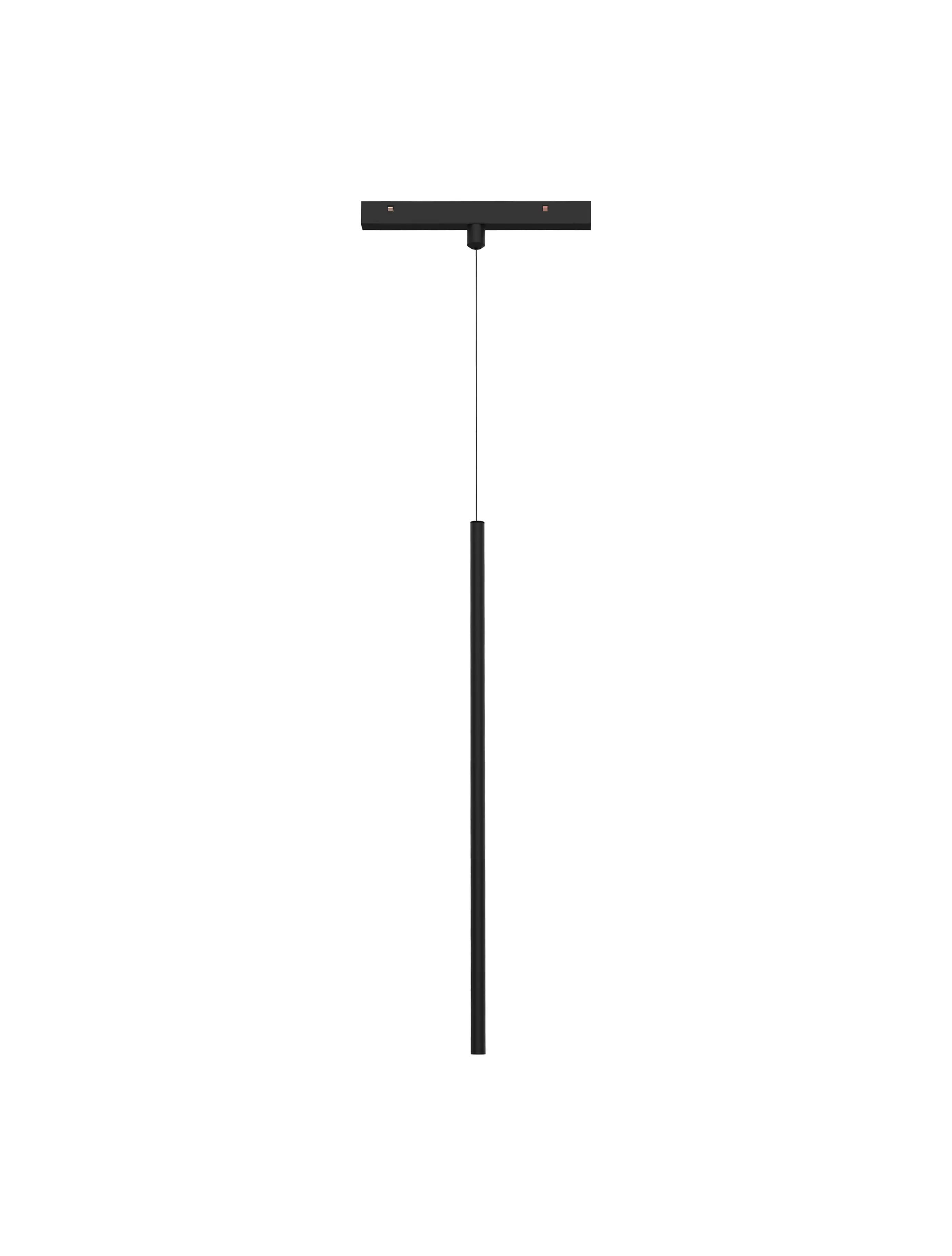 Pendul LED liniar sina magnetica Nova Luce Magnetic, 5W, 3000K, negru