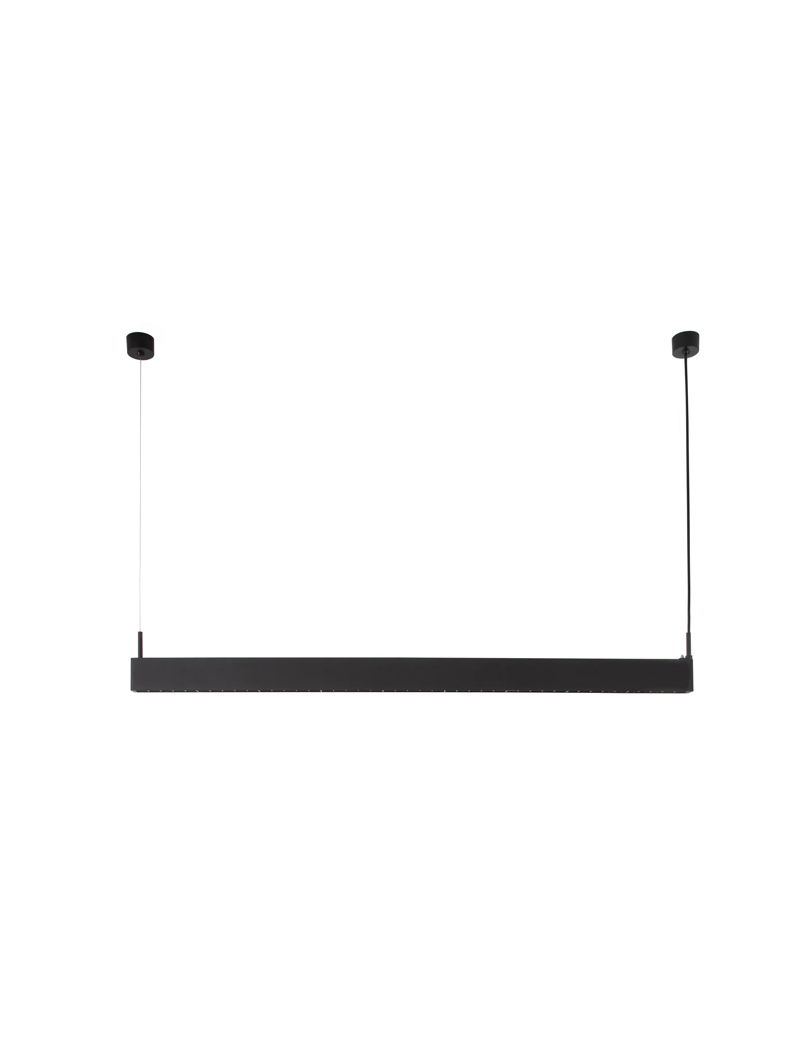 Profil LED integrat suspendat Nova Luce Lina, 40W, SMD, 3000K, 1.2m, negru