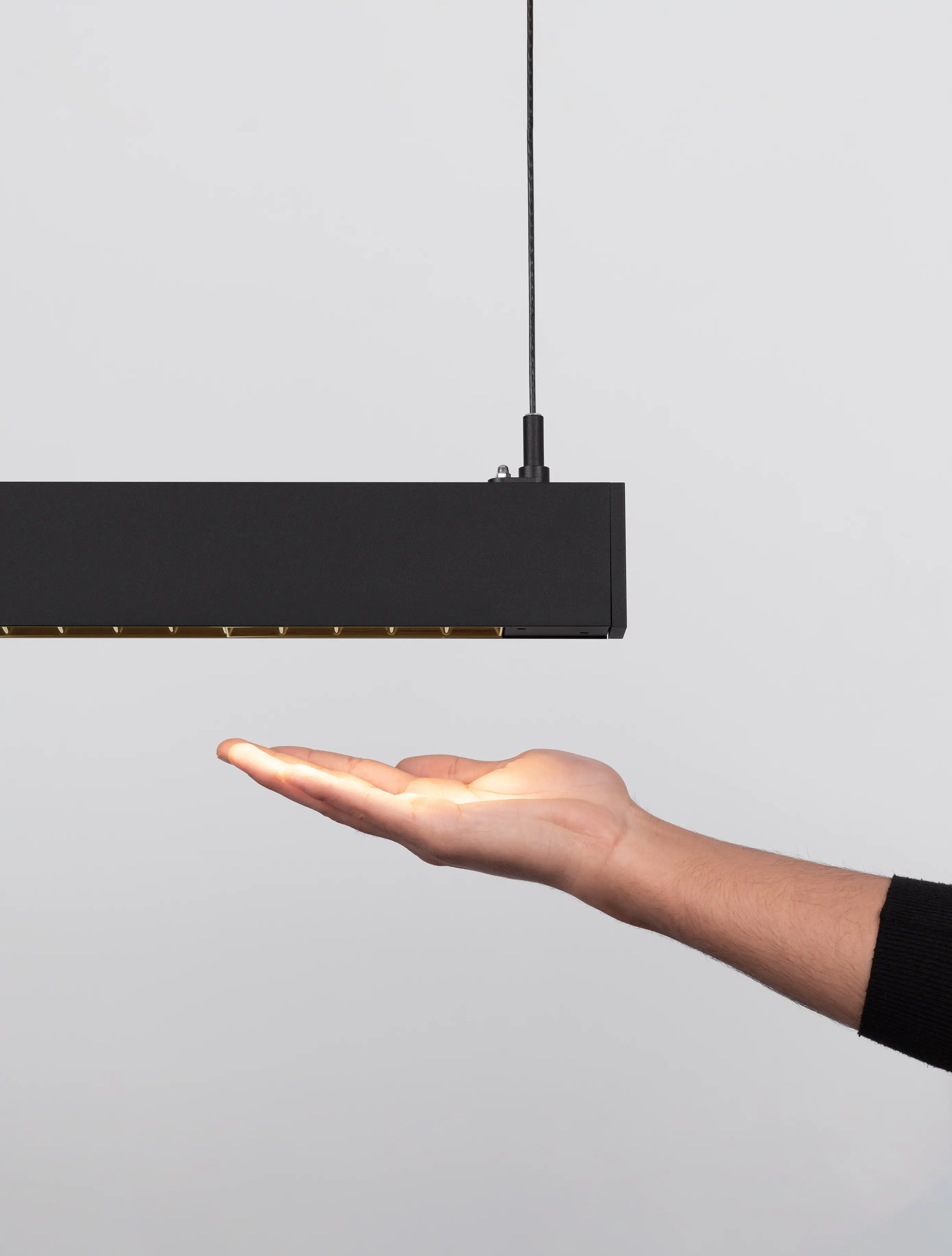 Profil LED suspendat Nova Luce Smart Lina, 25W, 3000K, negru, dimabil ...