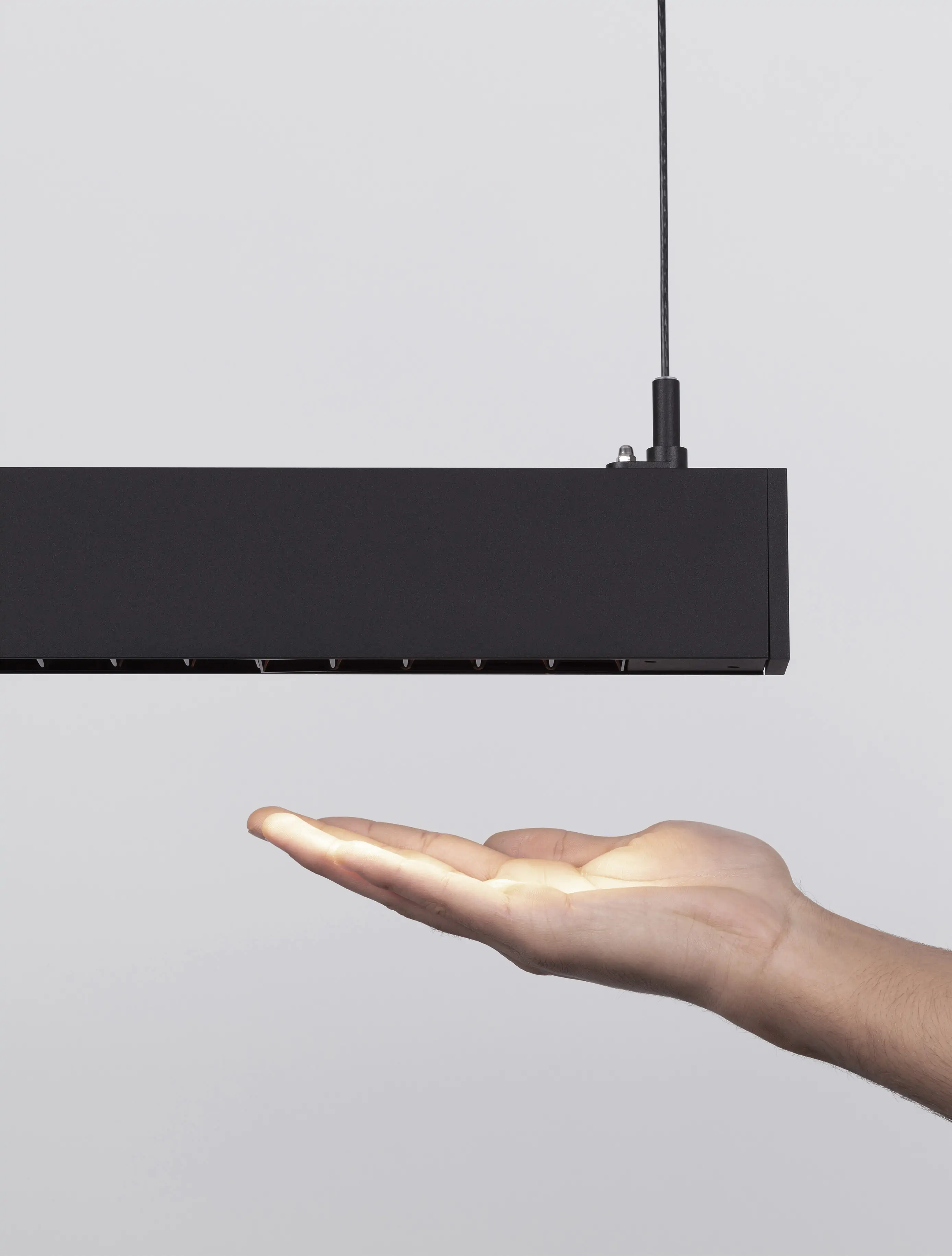 Profil LED suspendat Nova Luce Smart Lina, 16W, 4000K, negru, dimabil ...