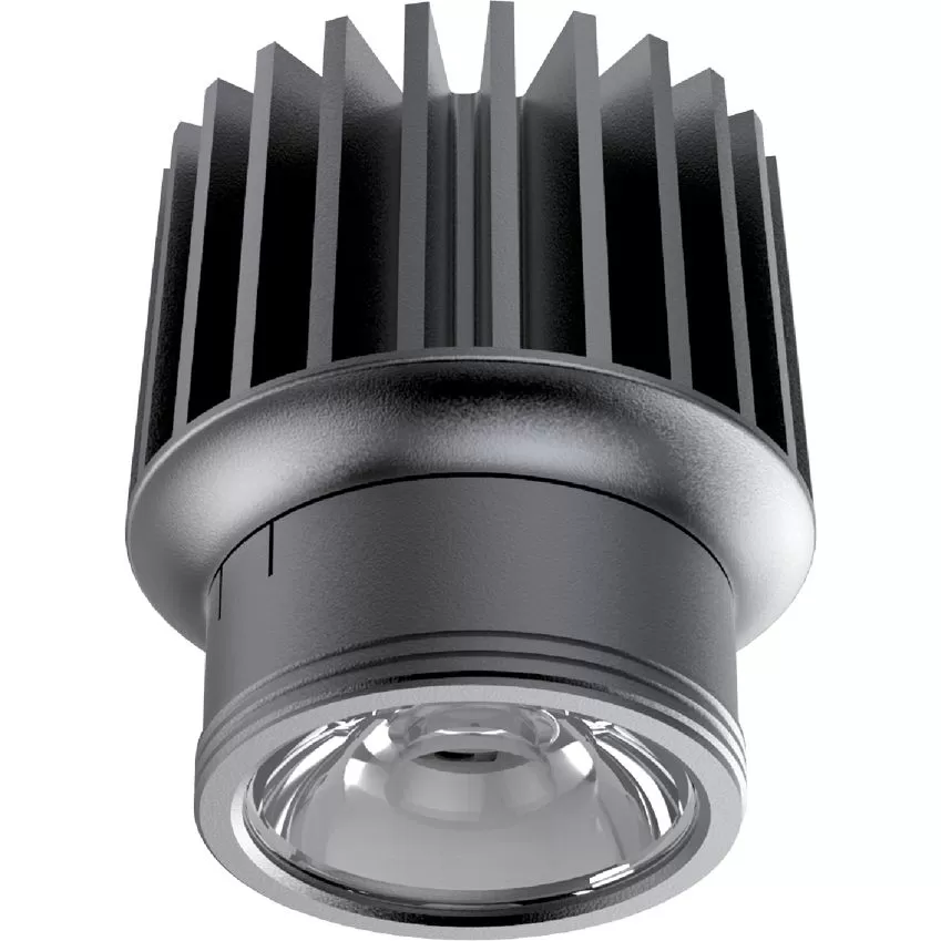 Modul LED incastrat Ideal Lux Dynamic, 15W, 4000K, 65mm, negru, IP54 ...